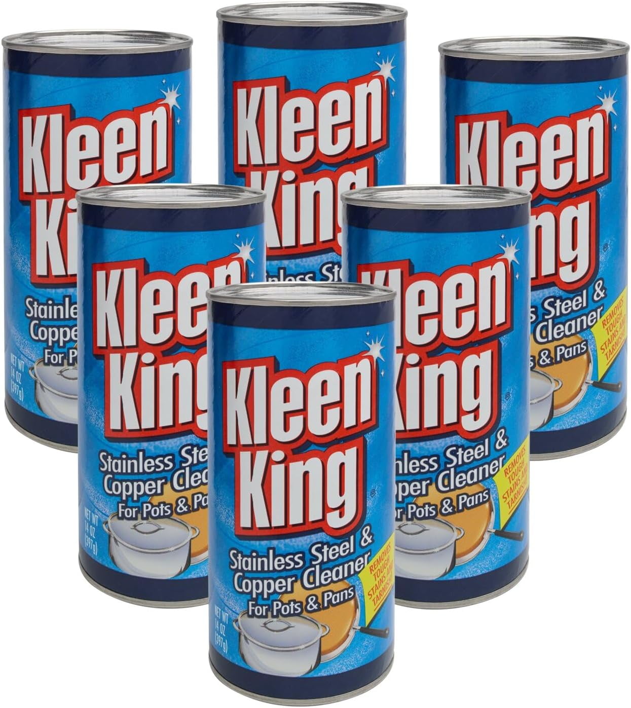 King Kleen Stainless Steel Cookware Cleaner and Copper Cleaner (14 oz ...