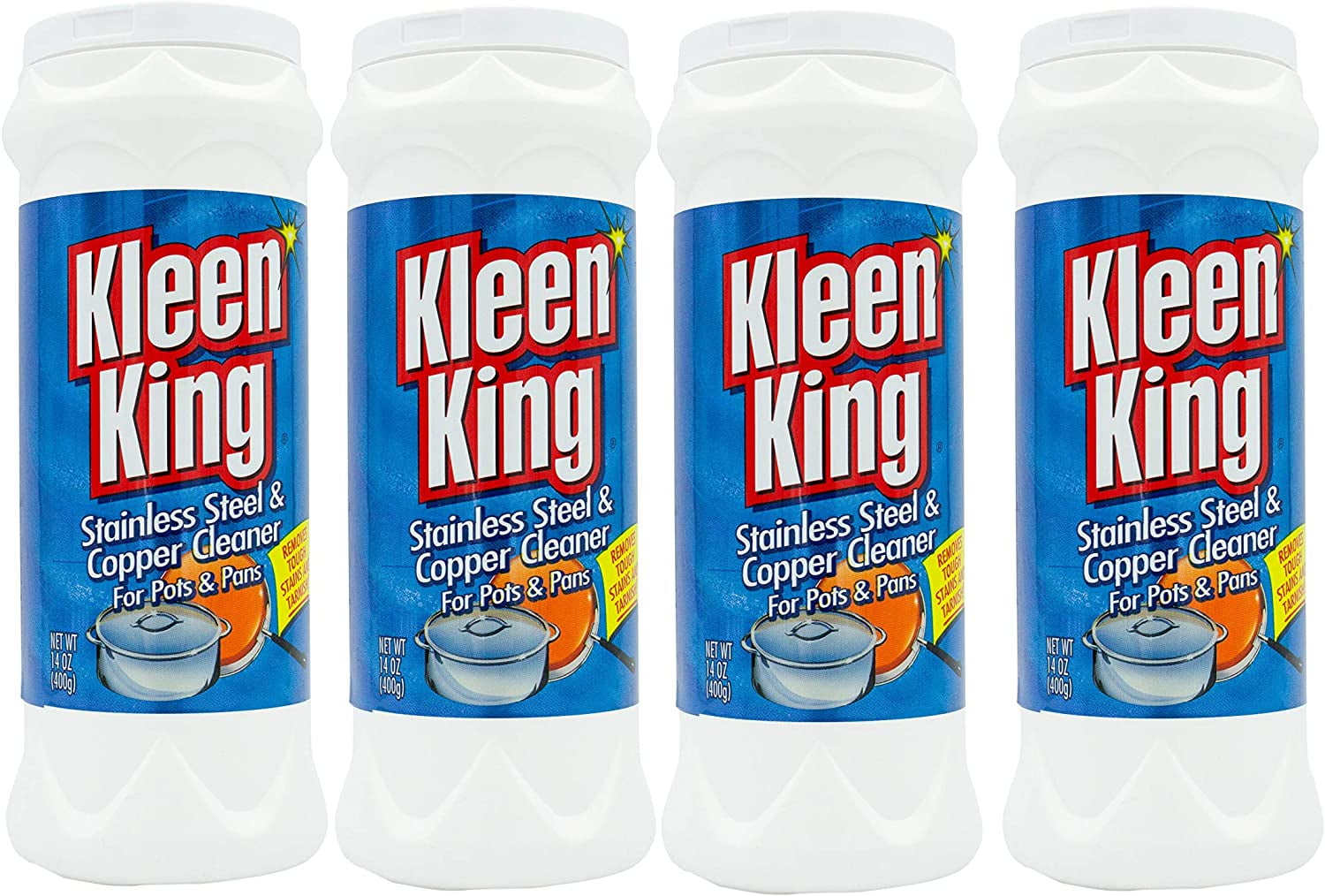 King Kleen Stainless Steel Cookware Cleaner and Copper Cleaner (14 oz ...