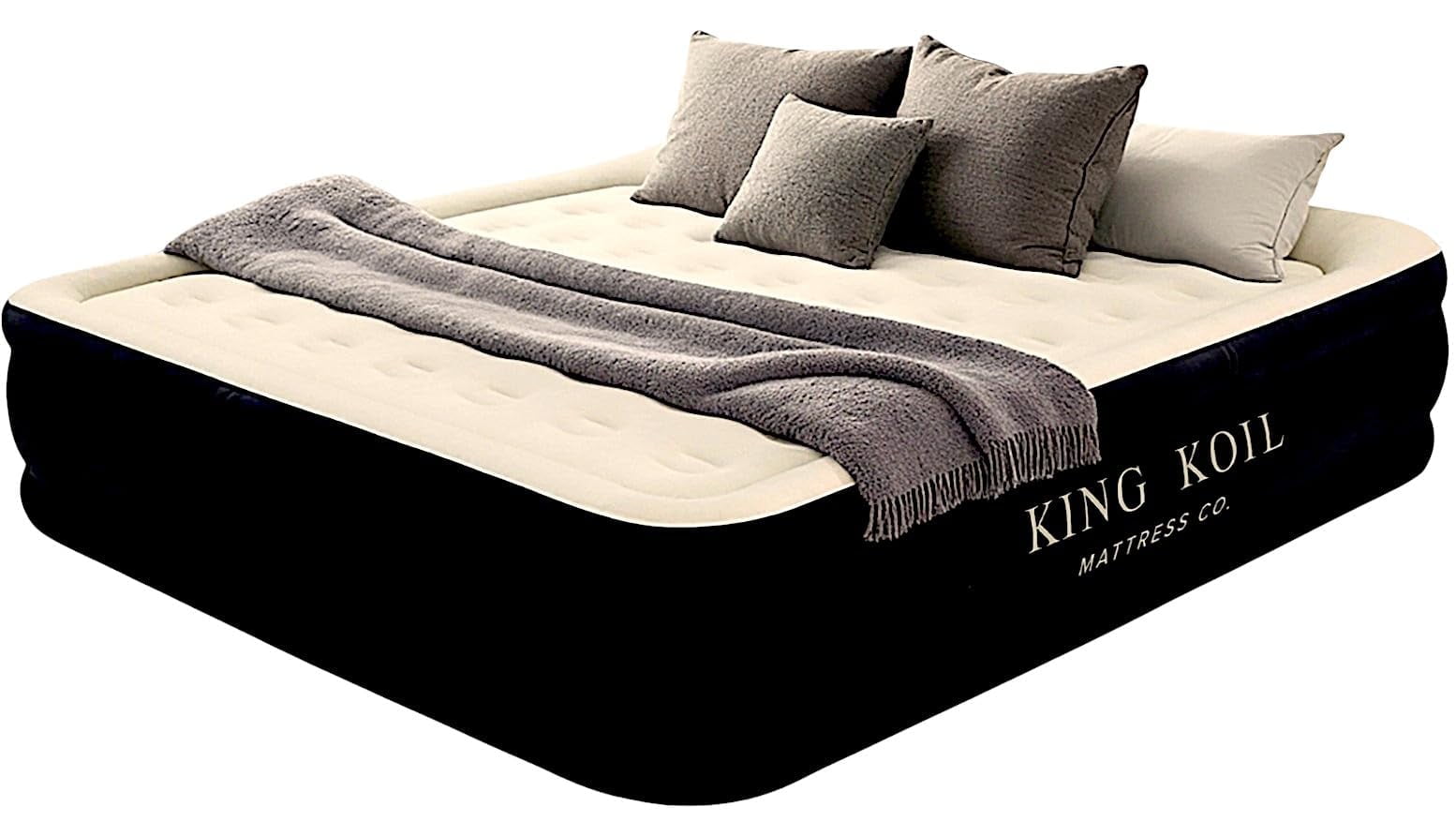 King Koil 20-Inch California King Air Mattress with 120V AC Internal ...