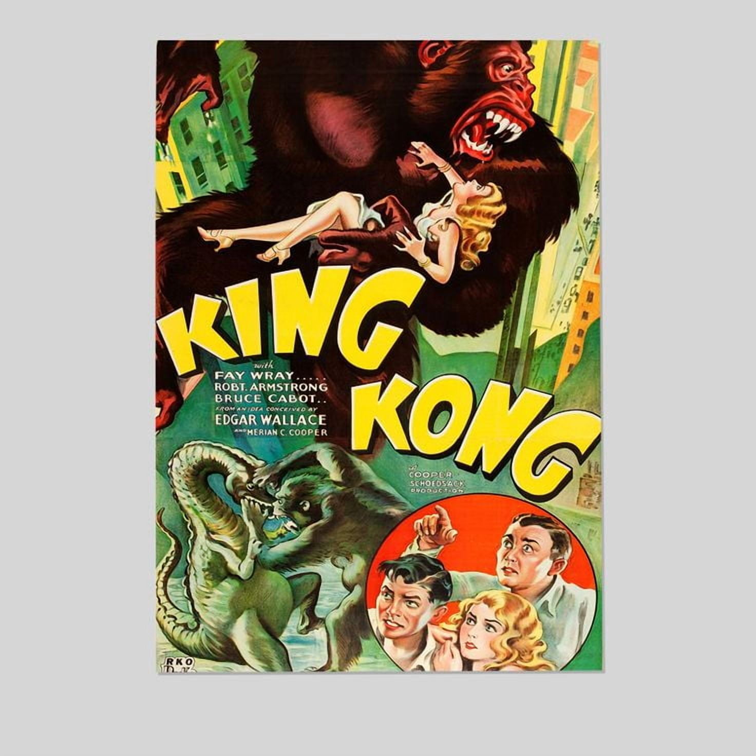 King Kong 1933 RKO Studio Retro Vintage Classic Hollywood Film Giant ...