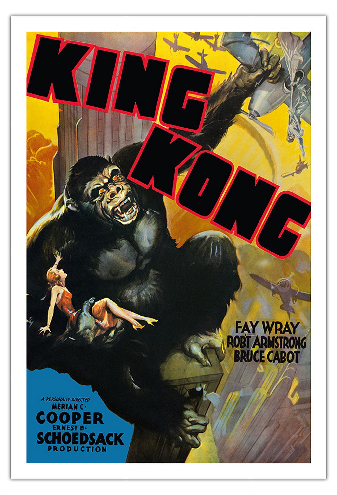 King Kong - Starring Fay Wray Robert Armstrong Bruce Cabot - Vintage ...
