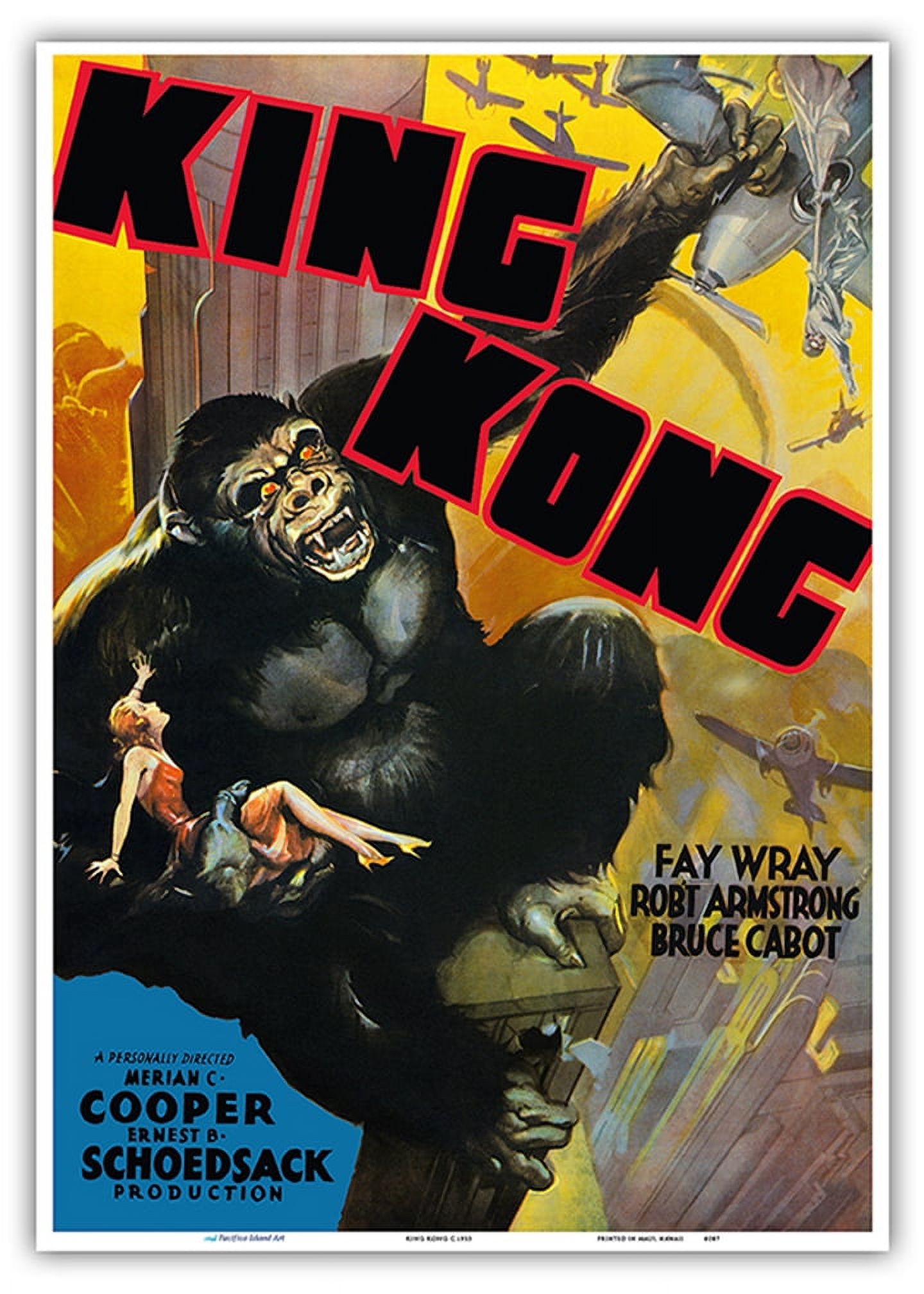 King Kong - Starring Fay Wray Robert Armstrong Bruce Cabot - Vintage ...