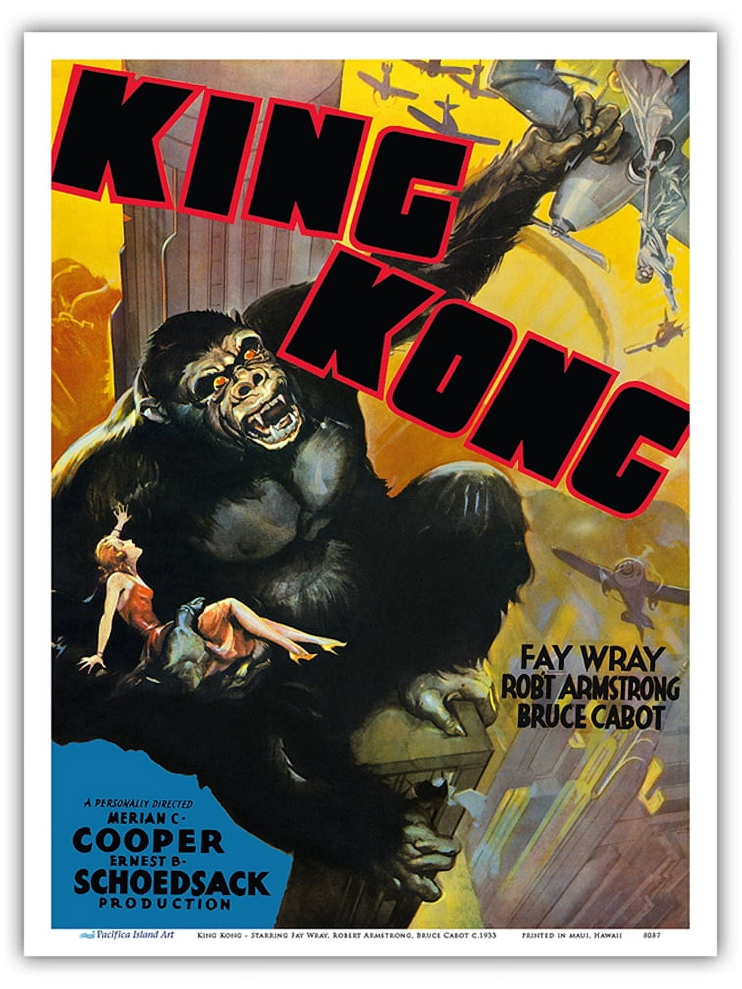 King Kong - Starring Fay Wray Robert Armstrong Bruce Cabot - Vintage ...