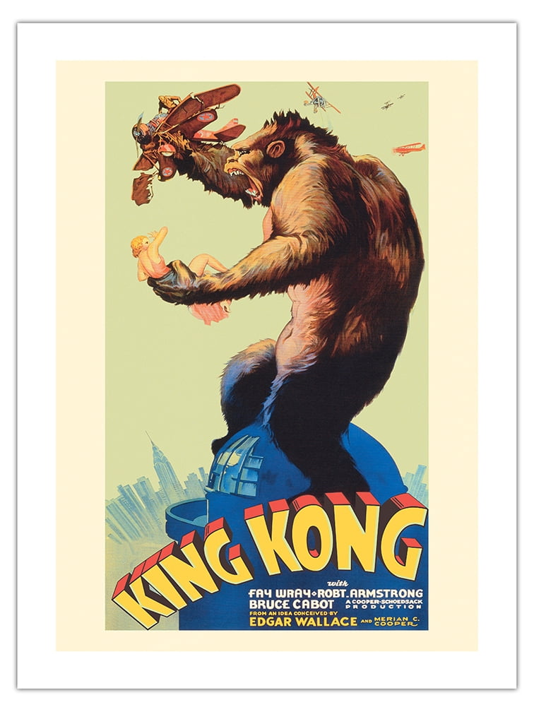 King Kong - Starring Fay Wray and Robert Armstrong - Vintage Film Movie ...