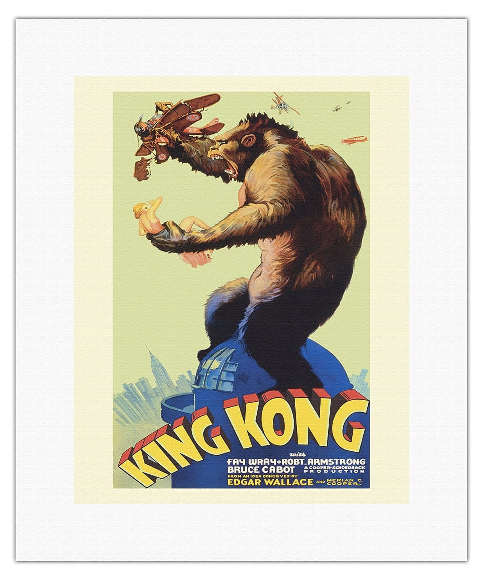 King Kong - Starring Fay Wray and Robert Armstrong - Vintage Film Movie ...
