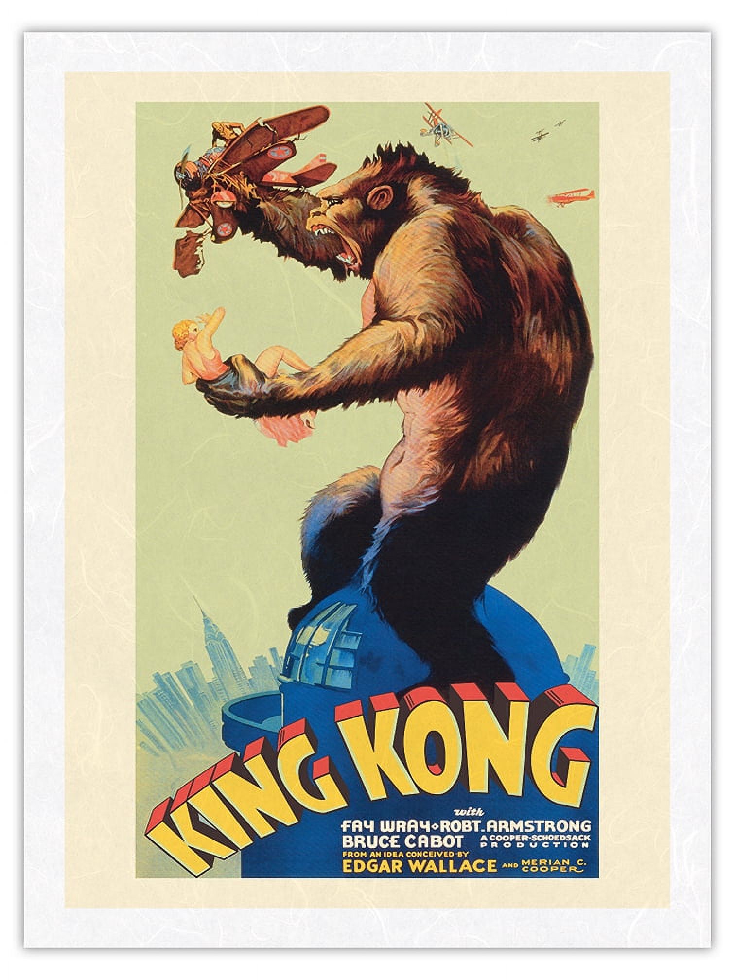King Kong - Starring Fay Wray and Robert Armstrong - Vintage Film Movie ...