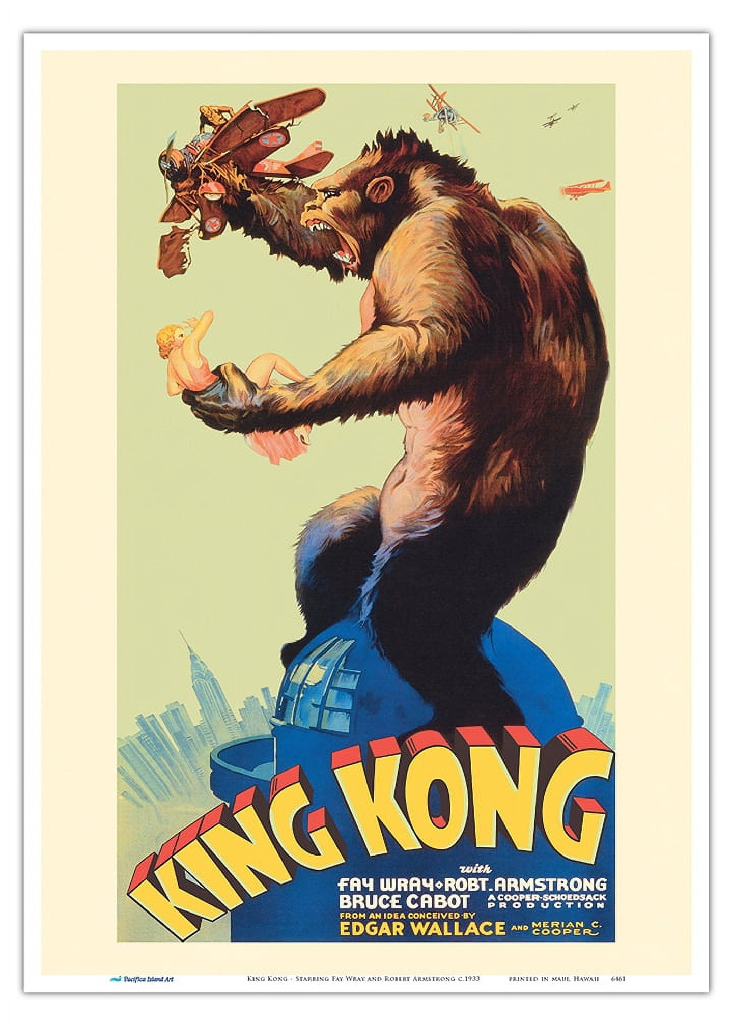 King Kong - Starring Fay Wray and Robert Armstrong - Vintage Film Movie ...
