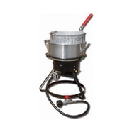 Fryin' Saucer Outdoor Portable Propane Deep Fryer, Gas Outside Cooker ...