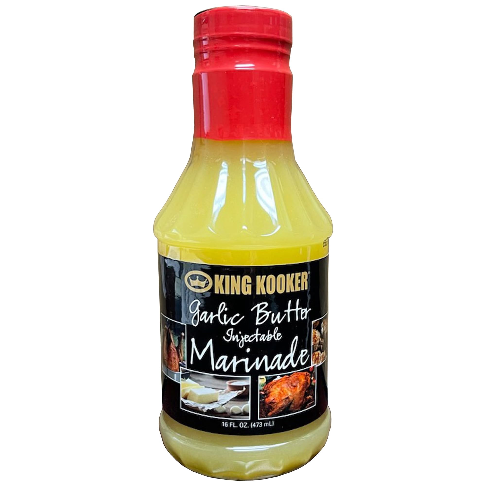 King Kooker 96048 16-Ounce BCF26 Garlic Butter With Herbs Injectable ...