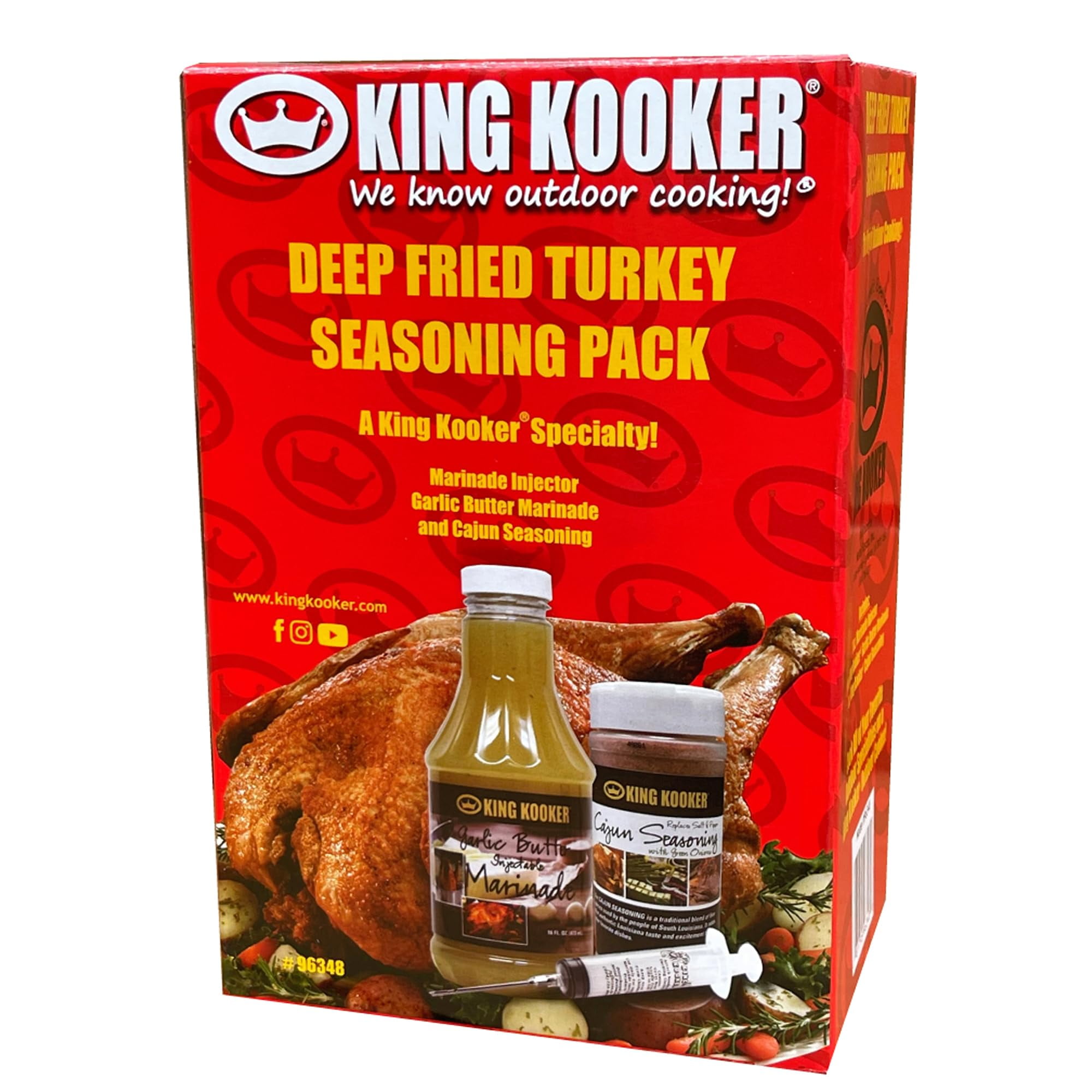 King Kooker 96348 Deep Fried Turkey Seasoning Pack E22 - Walmart.com