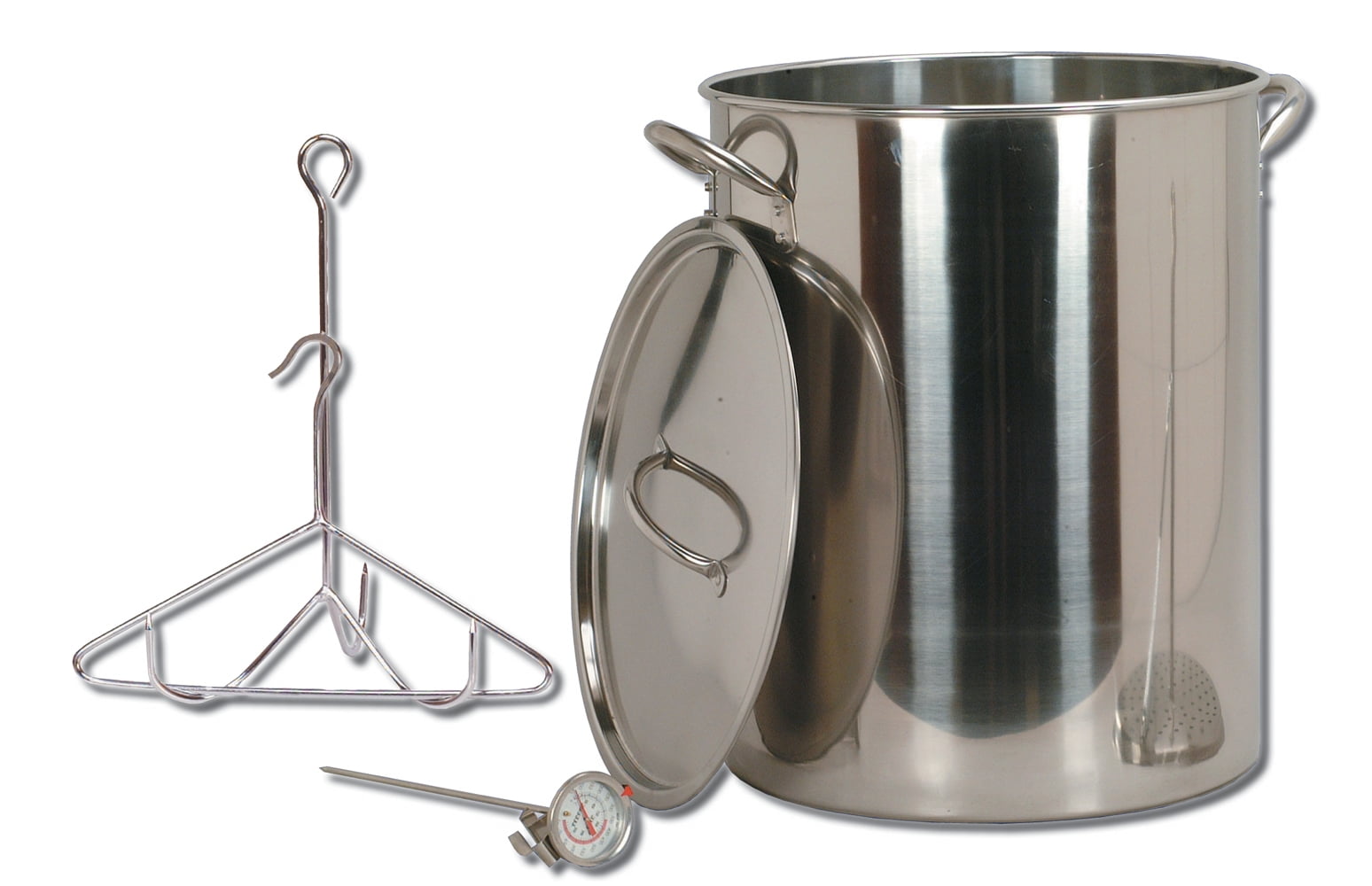 King Kooker Stainless Steel Turkey Fry Pot 30 Qt. Stainless Steel ...