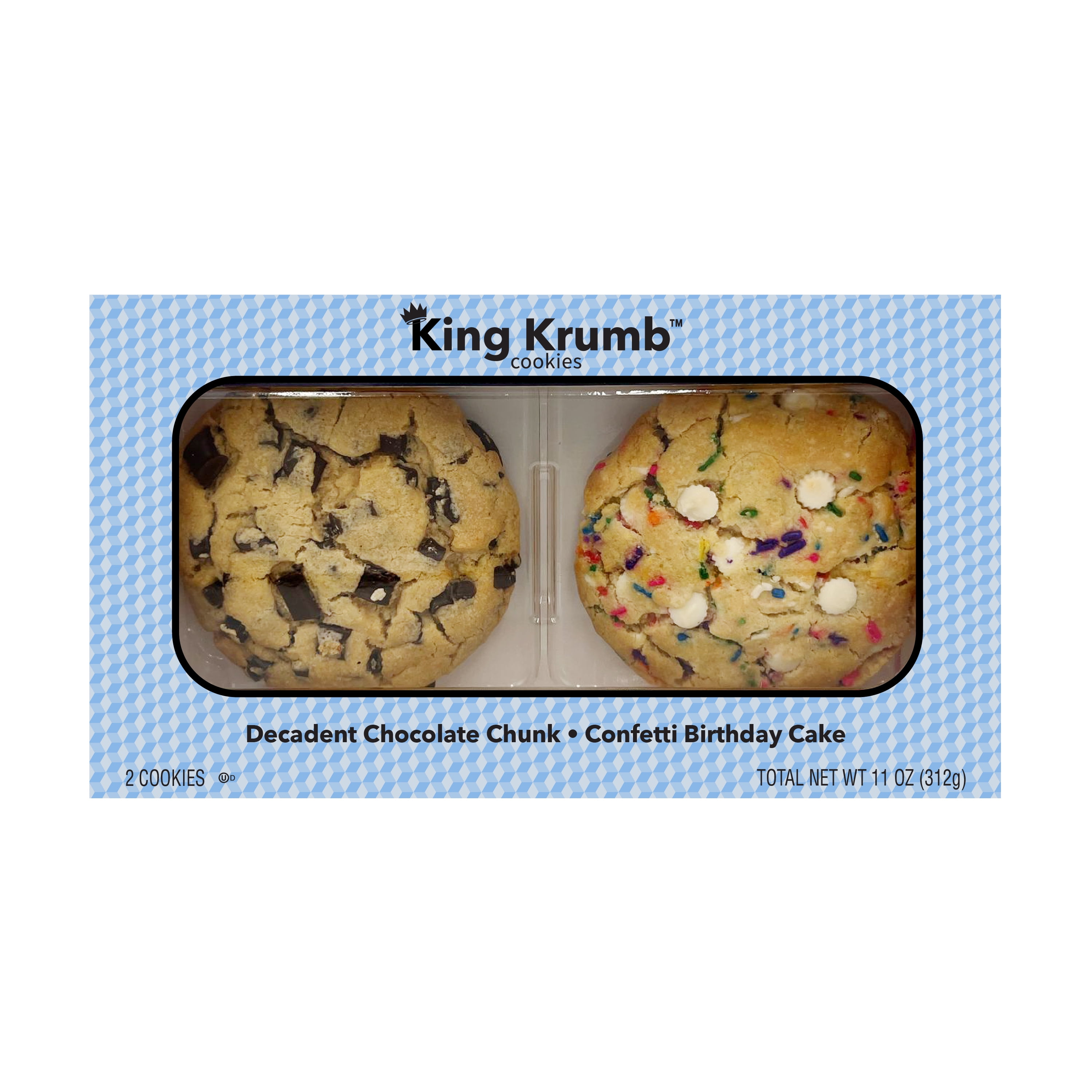 King Krumb Decadent Chocolate Chunk and Confetti Birthday Cake Bakery ...