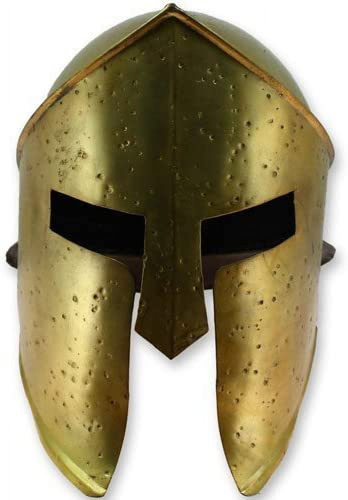 King Leonidas 300 Spartan Helmet Armor - Functional Steel Brazen Brass ...