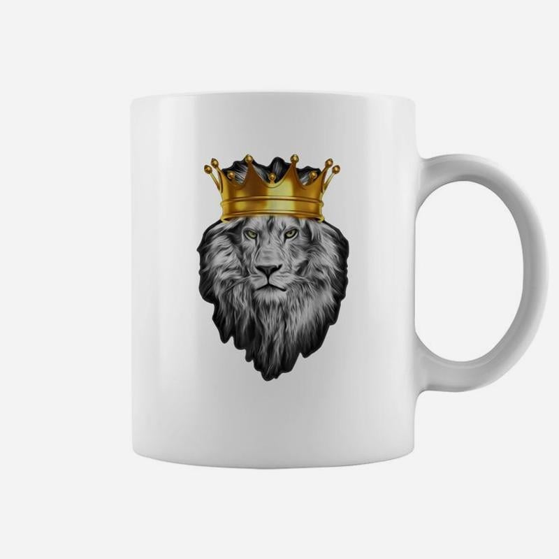 King Lion Gold Crown Shirt Coffee Mug - Walmart.com