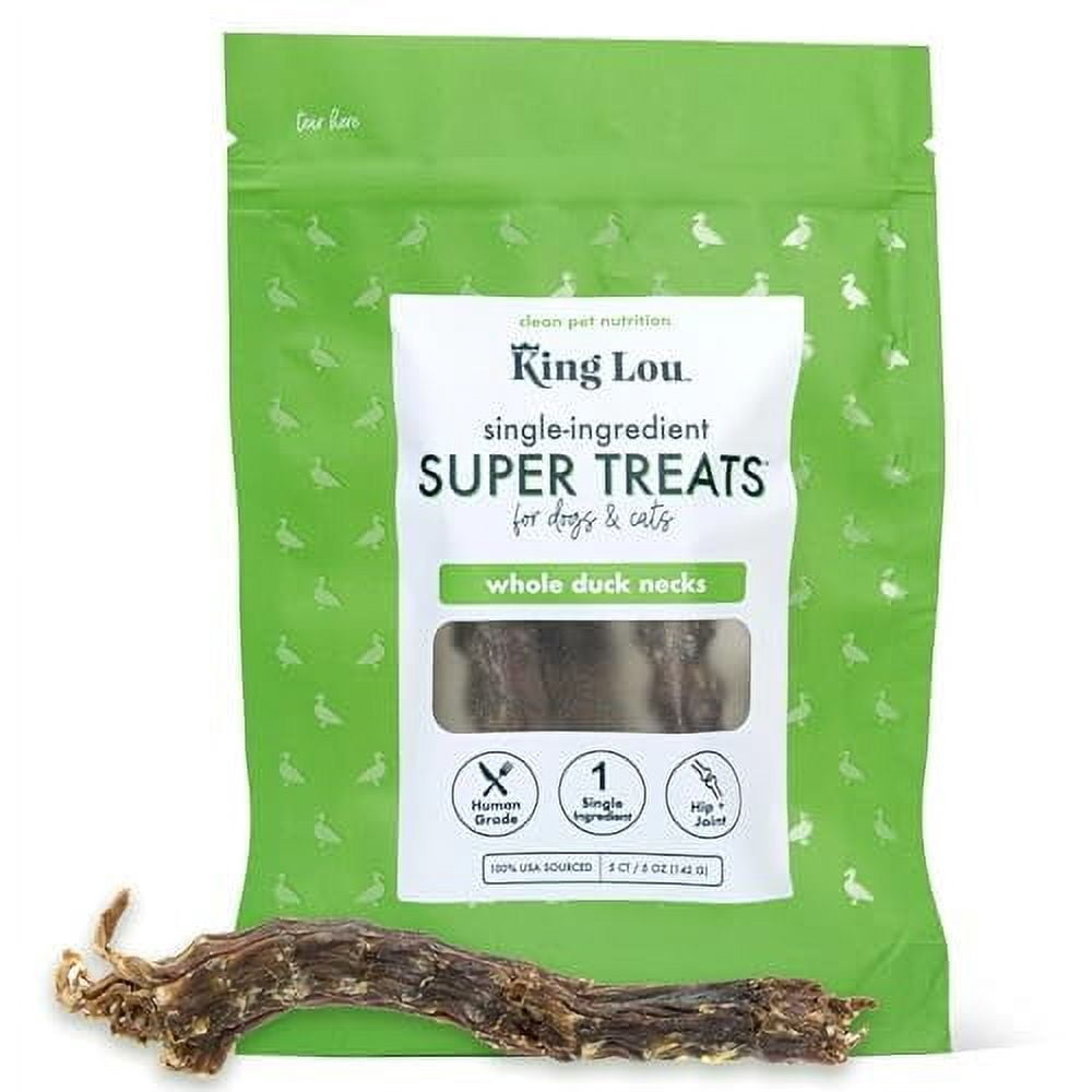 King Lou Pets - DPF11 Whole Duck Necks for Dogs and Cats - Single ...