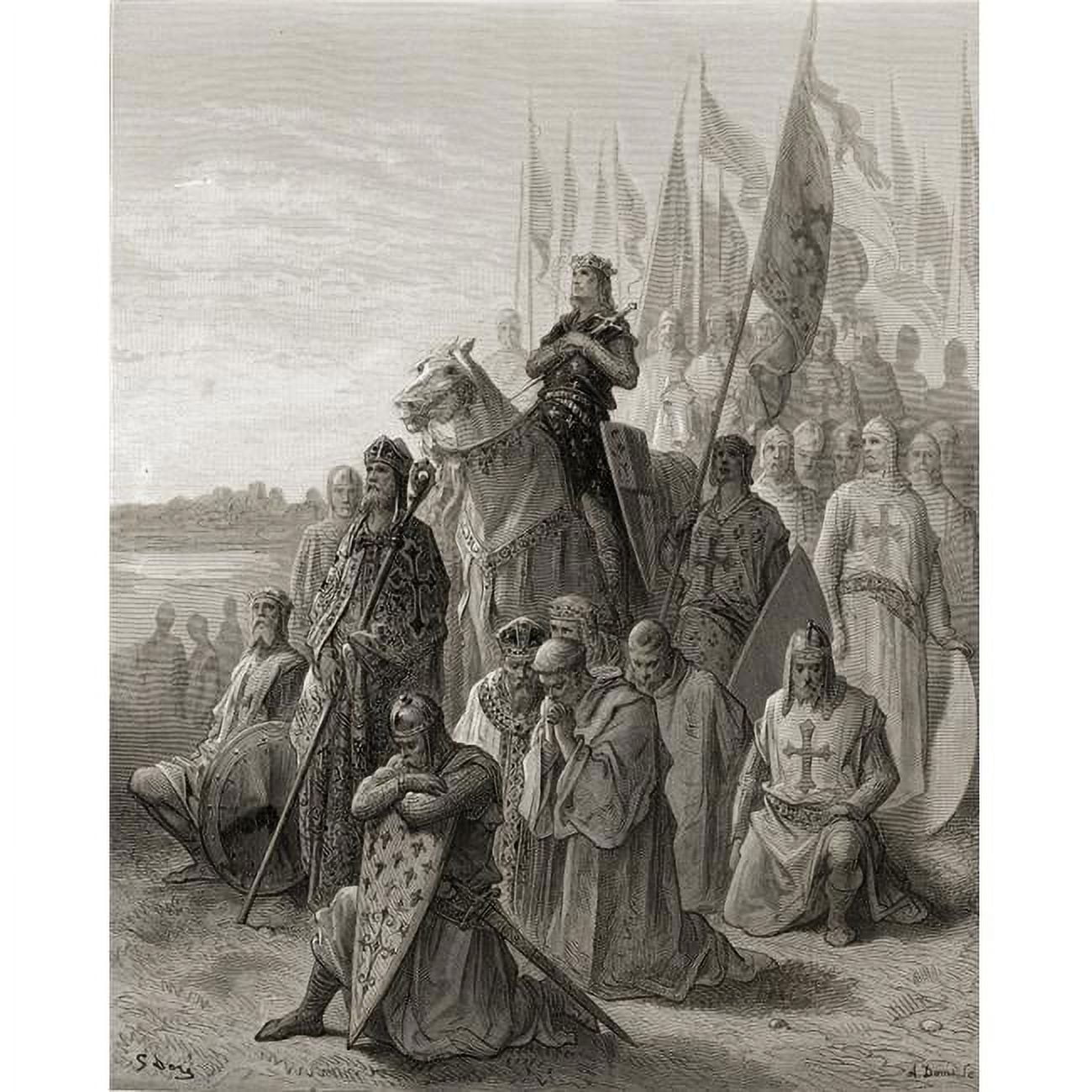 King Louis Ix Before Damietta During His First Crusade In 1249 Poster ...
