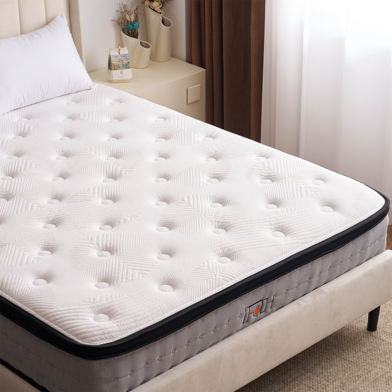 King Mattress, 10 Inch Memory Foam Mattress King, Individually Wrapped ...