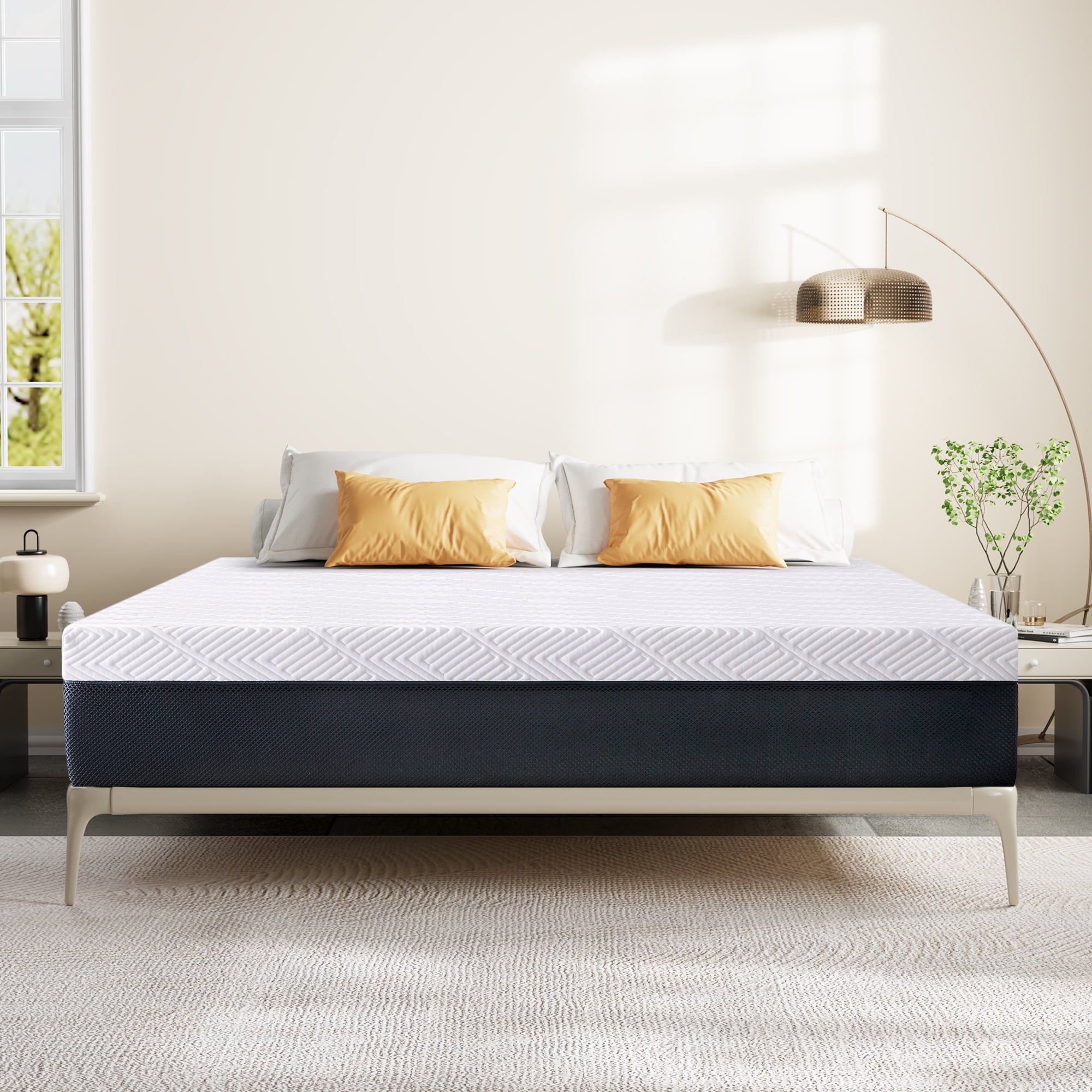 King Size Mattress, Lecuneey 10" King Memory Foam Mattress in a Box ...