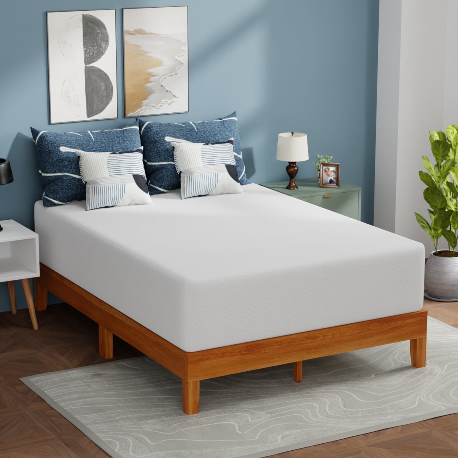 King Mattress 14 inch Gel Memory Foam Mattress King Size for Cool Sleep Pressure Relief Medium Firm Mattresses CertiPUR US Certified Pressure