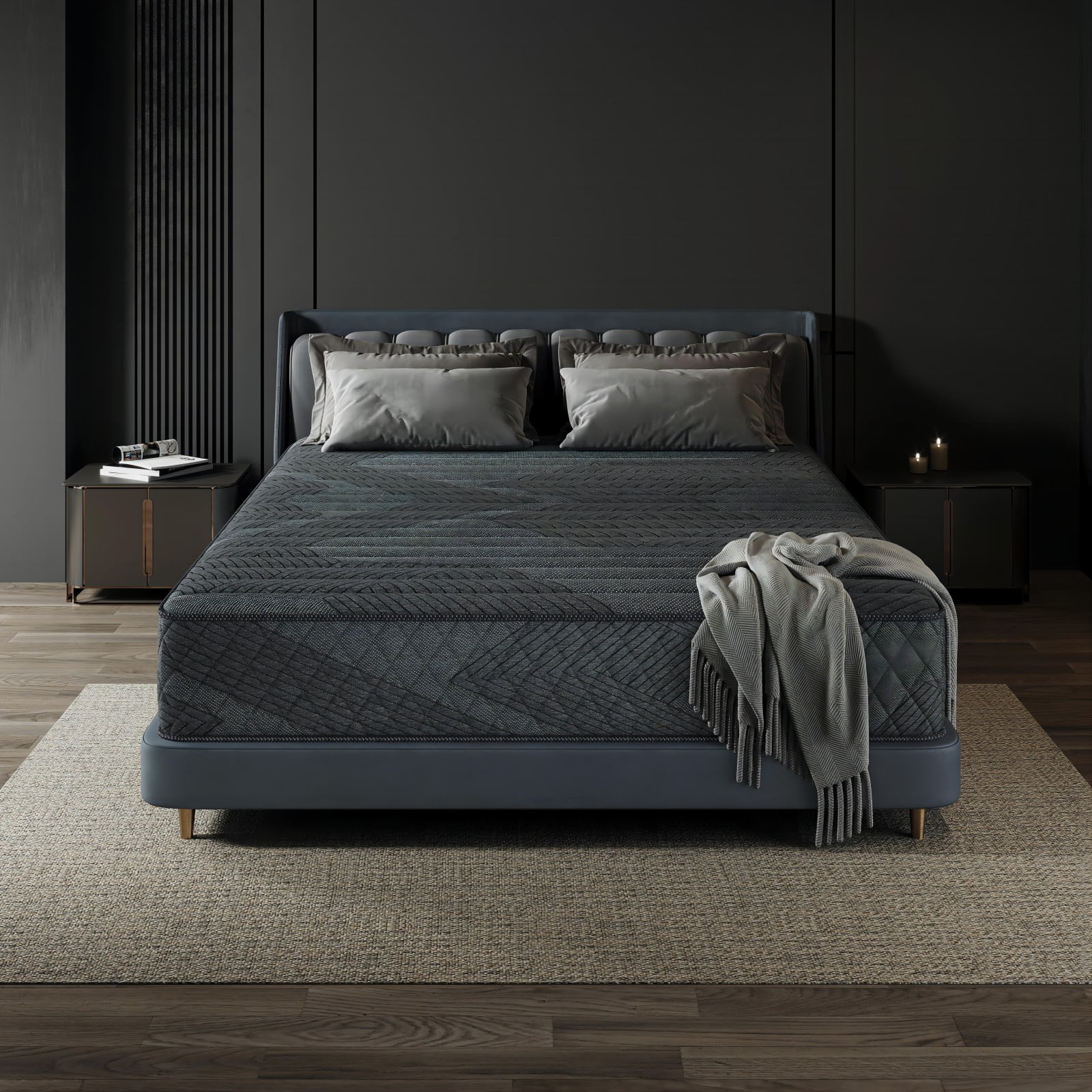 King Mattress,Babo Care 10 Inch Hybrid Mattress with Gel Memory Foam ...