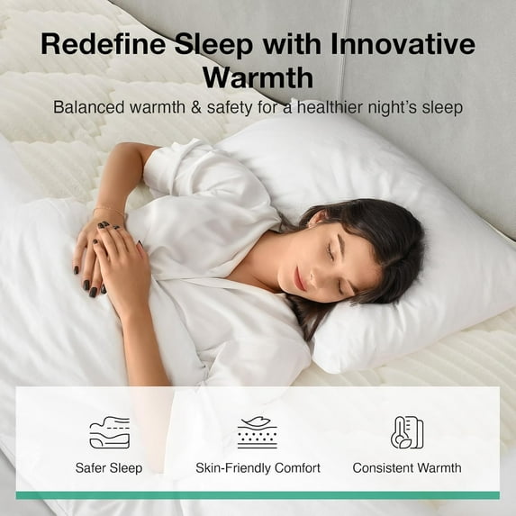 King Mattress Topper - Cloud-Like Softness Mattress Pad with Plush ...