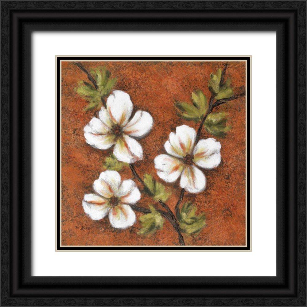 King, Michael 15x15 Black Ornate Wood Framed with Double Matting Museum Art Print Titled ...