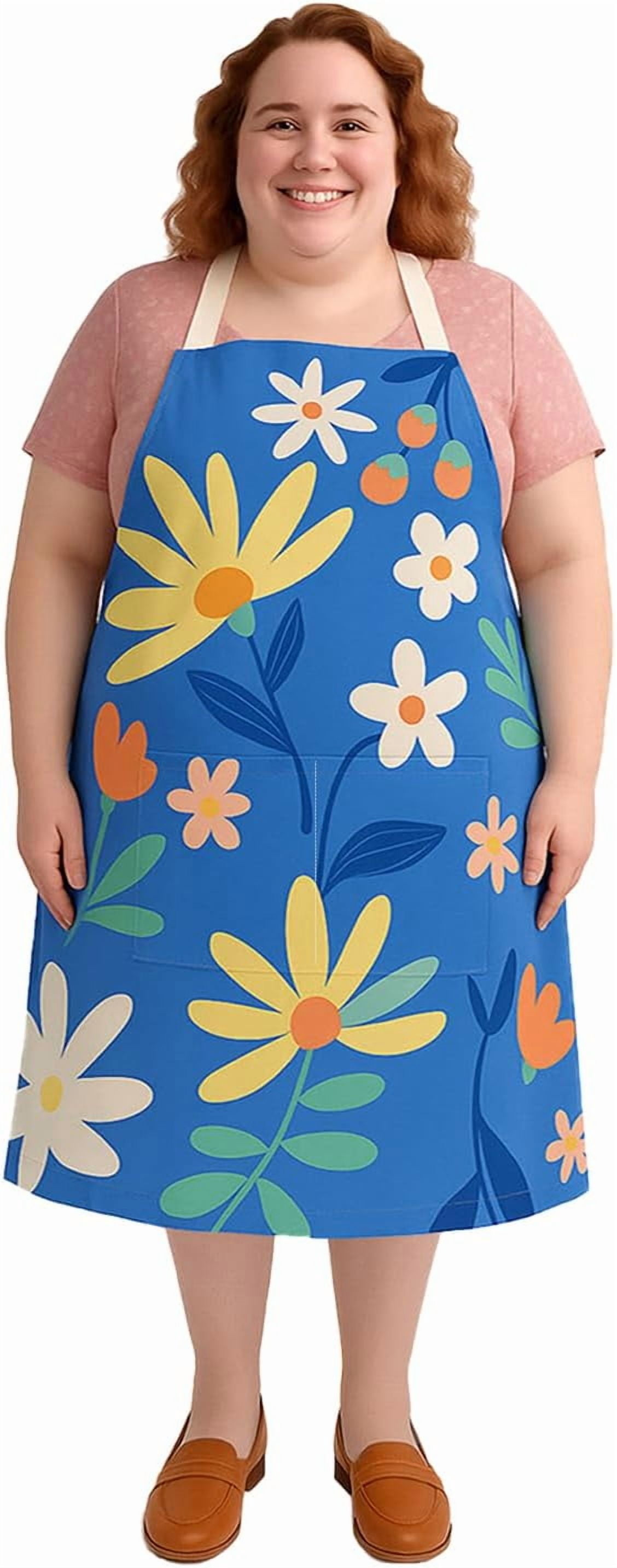 King Mills Aprons for Women with Pockets Plus Size, Ideal Use as ...
