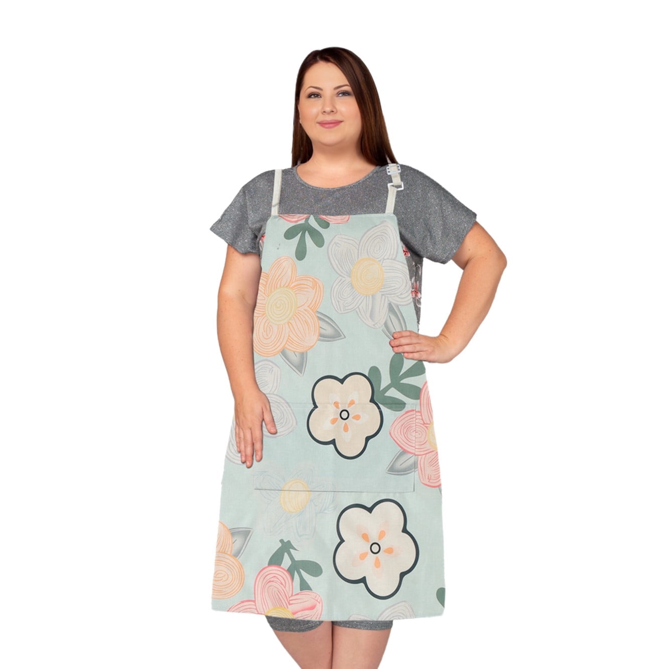 King Mills Aprons for Women with Pockets Plus Size, Ideal Use as ...