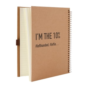Norcom 3 Pack 100 Count Left-Handed Spiral Notebook, College Ruled ...