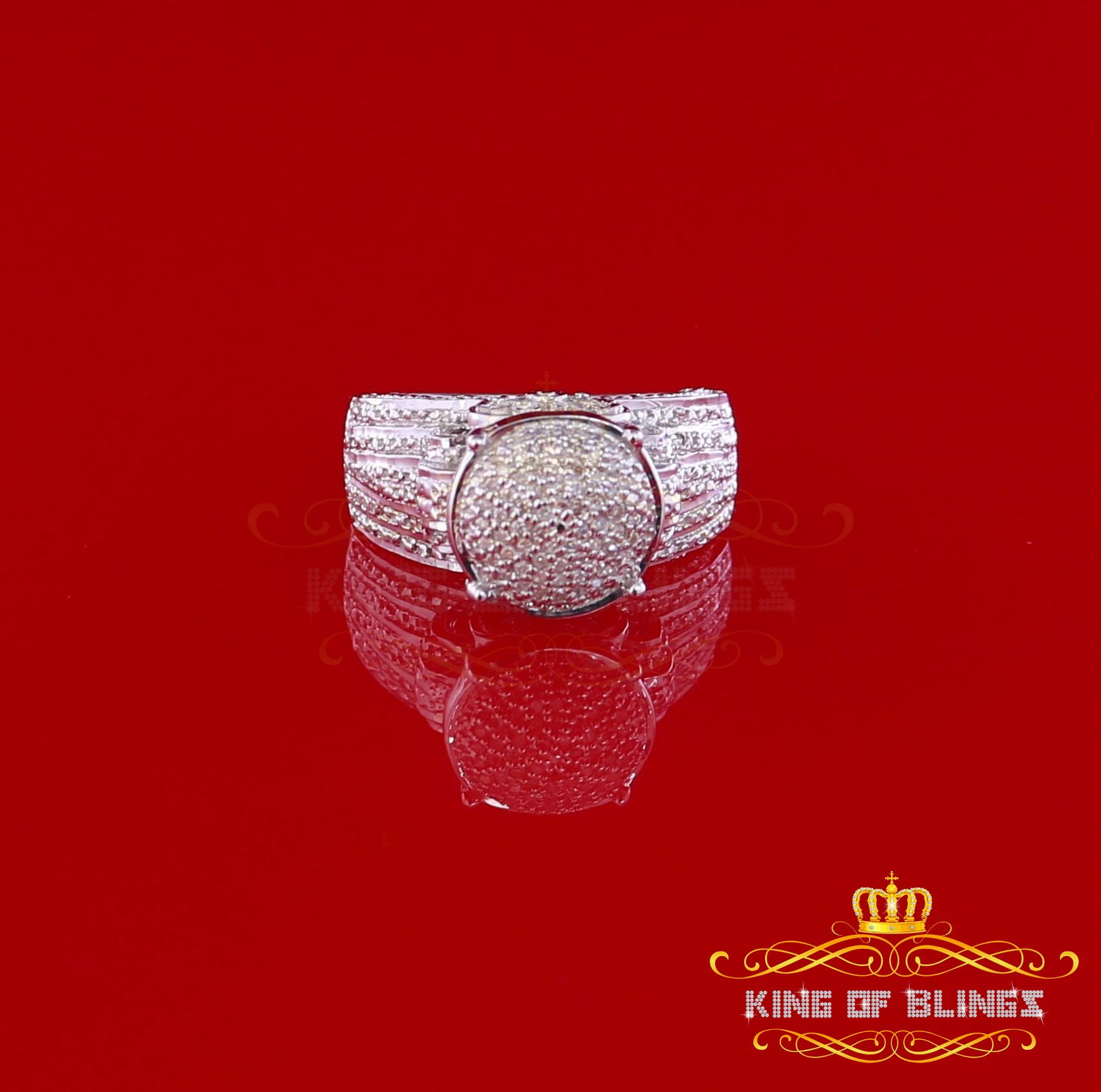 King Of Bling's 0.20ct Real Diamond 925 Sterling White Silver Fashion ...