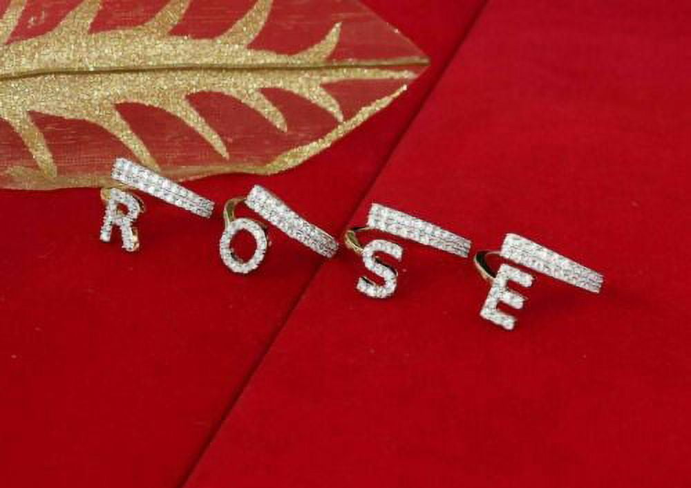 King Of Bling's 1.00ct Cubic Zirconia 925 Sterling Yellow Silver ...