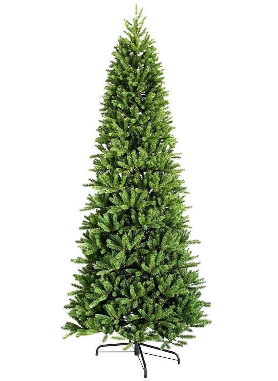 King Of Christmas 6.5ft Artificial Slim Christmas Tree Unlit, King ...