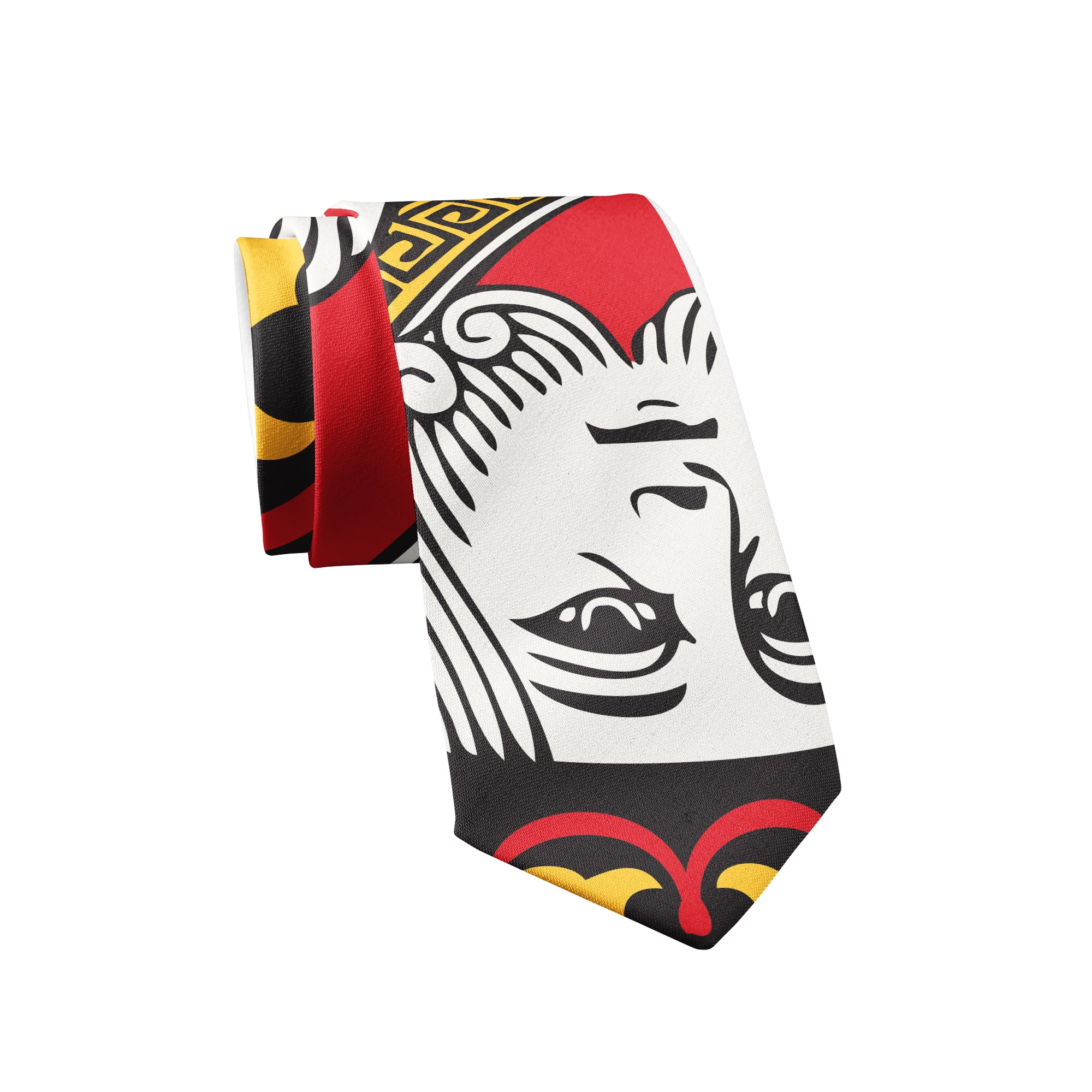 King Of Hearts Tie Funny Playing Card Graphic Necktie - Walmart.com