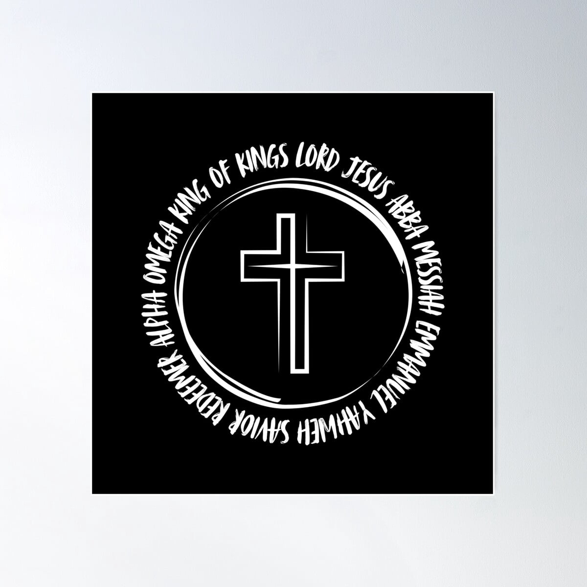 King Of Kings Poster Wall Art, Modern Wall Decor For Living Room ...