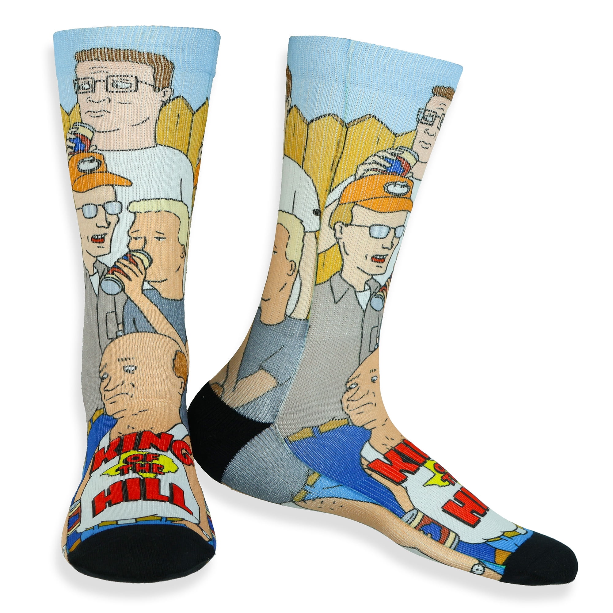 King Of The Hill Socks Men's Hank Dale Jeff Character Design Sublimated ...