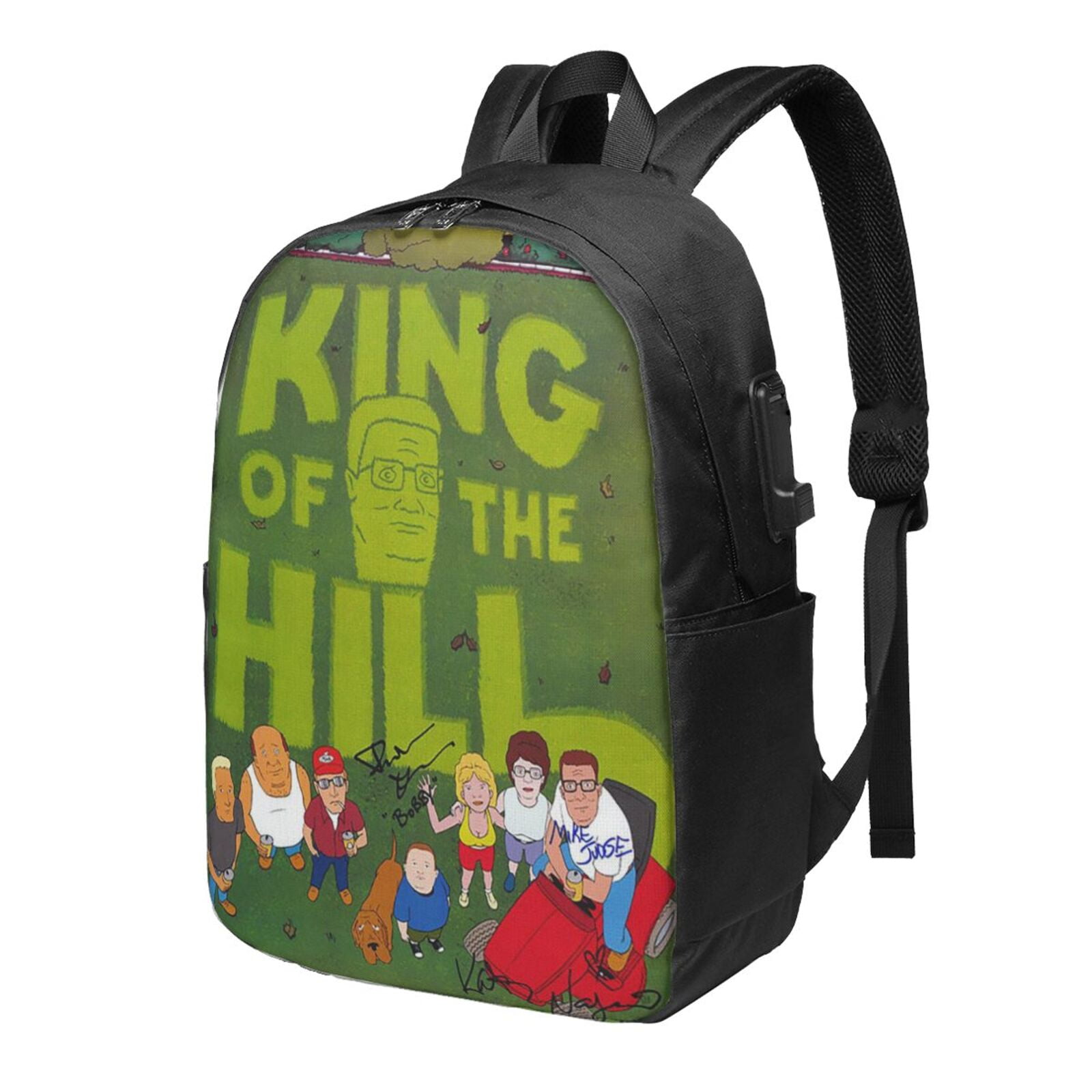 King Of The Hill USB Backpack Laptop Bags Bookbags Shoulders Backpacks ...