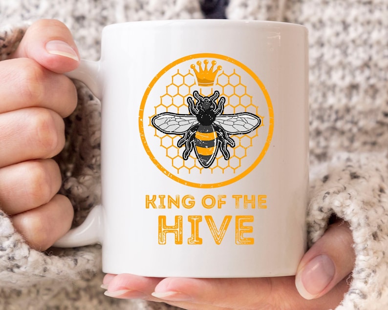King Of The Hive Bee Lover Honeybee Coffee Mug - Walmart.com