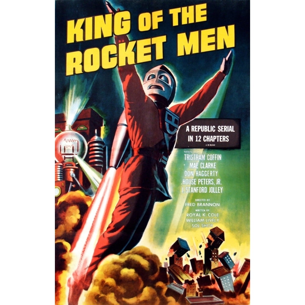 King Of The Rocket Men Movie Poster Masterprint - Walmart.com