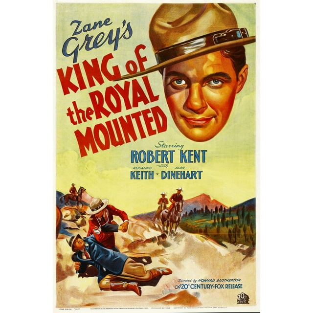 King Of The Royal Mounted Robert Kent 1936 Tm And Copyright 20Th Century Fox Film Corp. All ...
