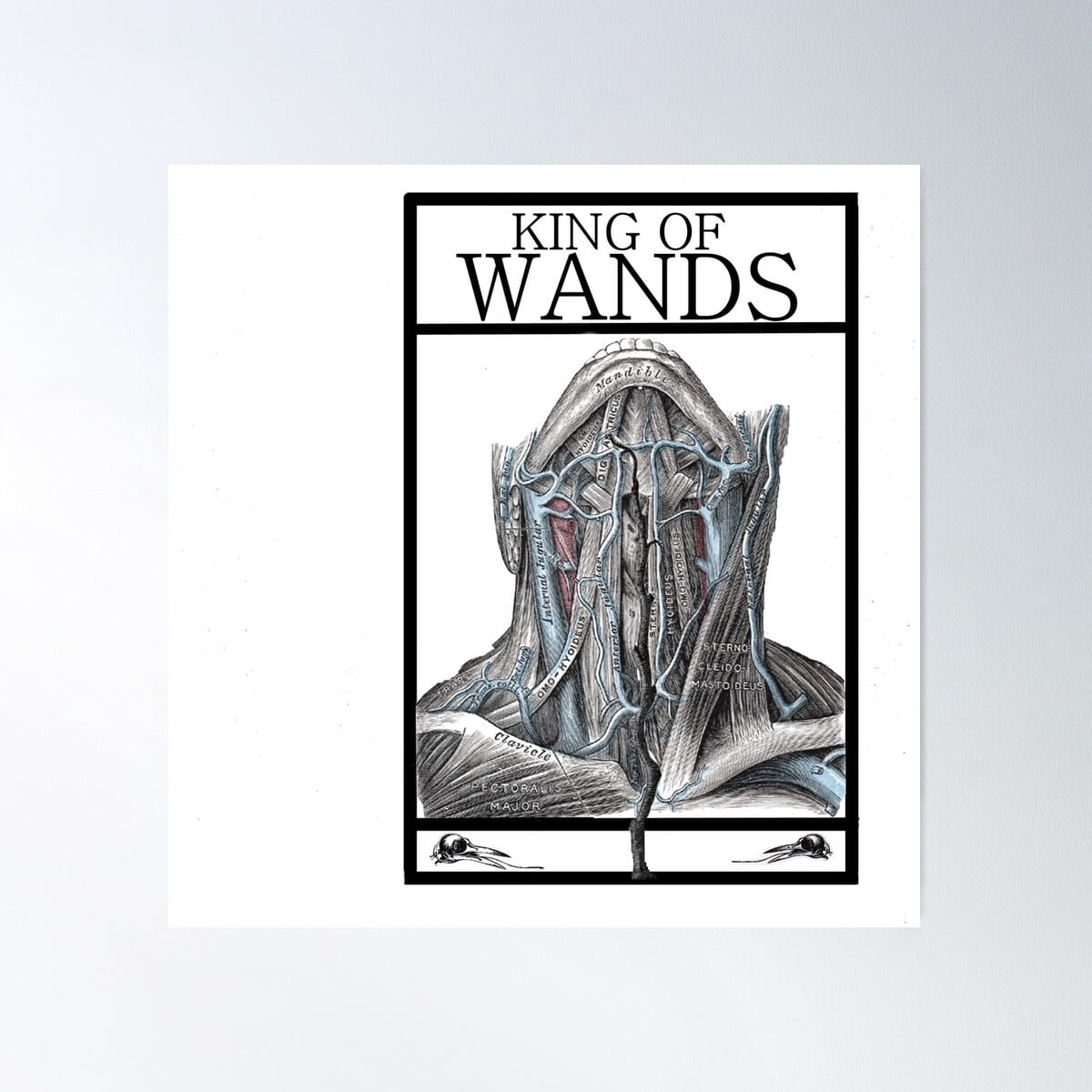 King Of Wands Poster Wall Art, Modern Wall Decor For Living Room ...