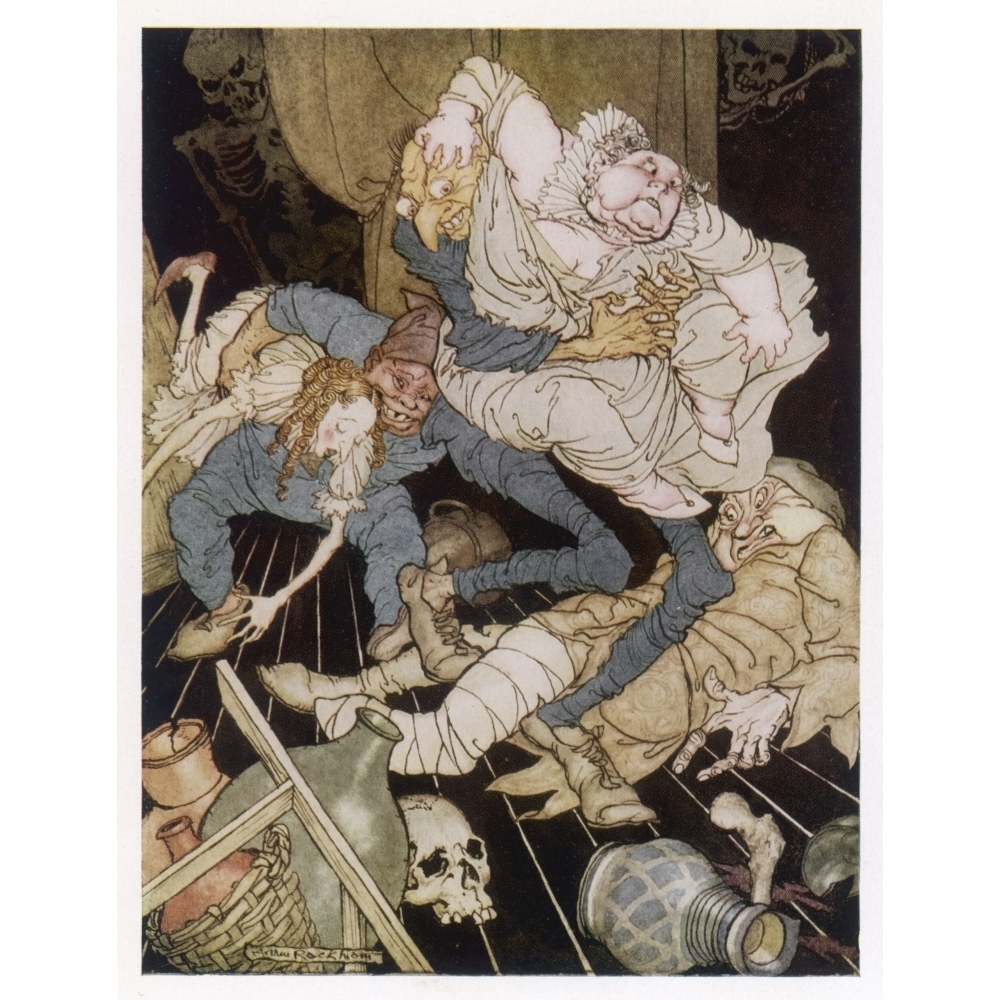 King Pest Poster Print By Mary Evans Picture Libraryarthur Rackham ...