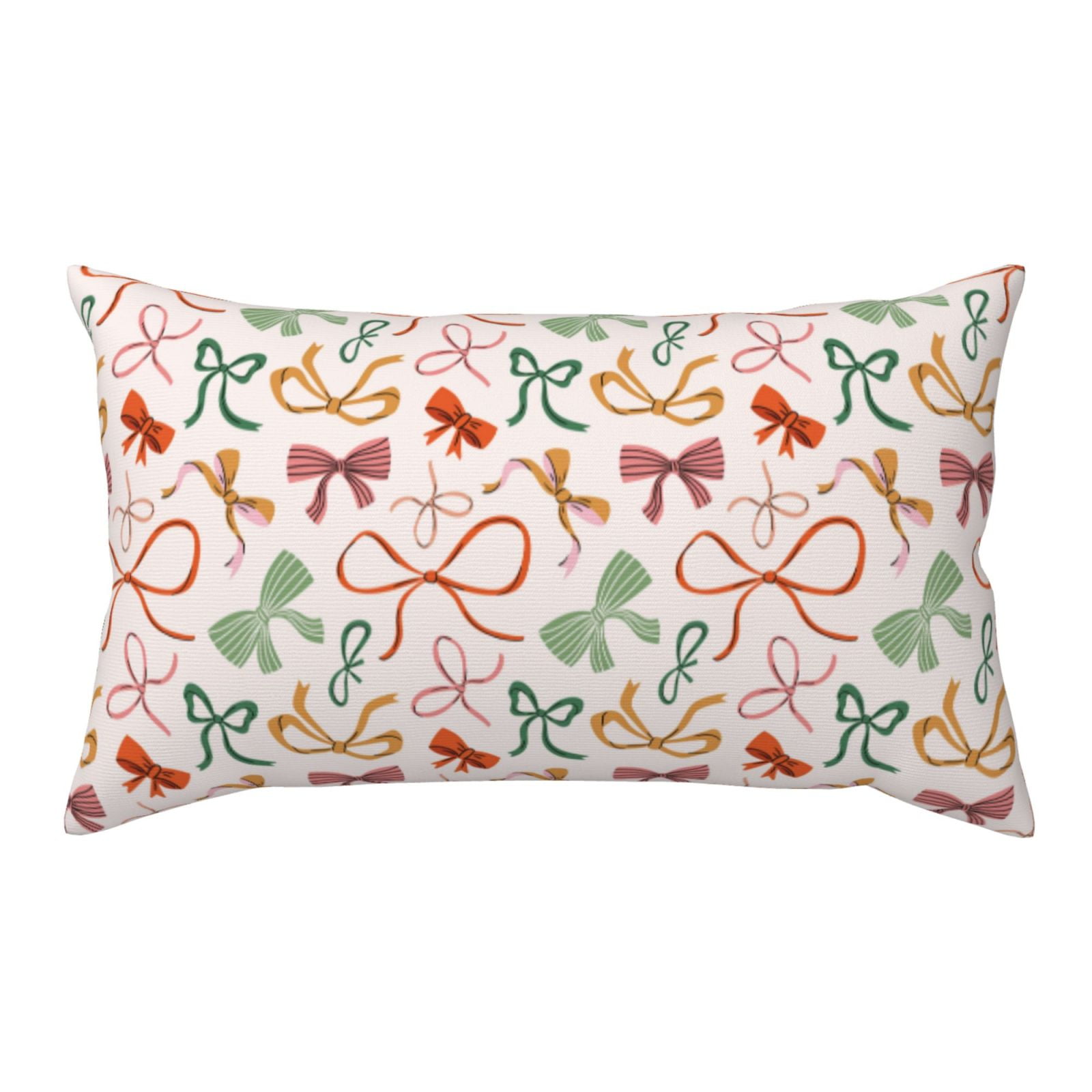 King Pillow Cases Standard Size - Colorful Bow Knots -标题2 - Walmart.com