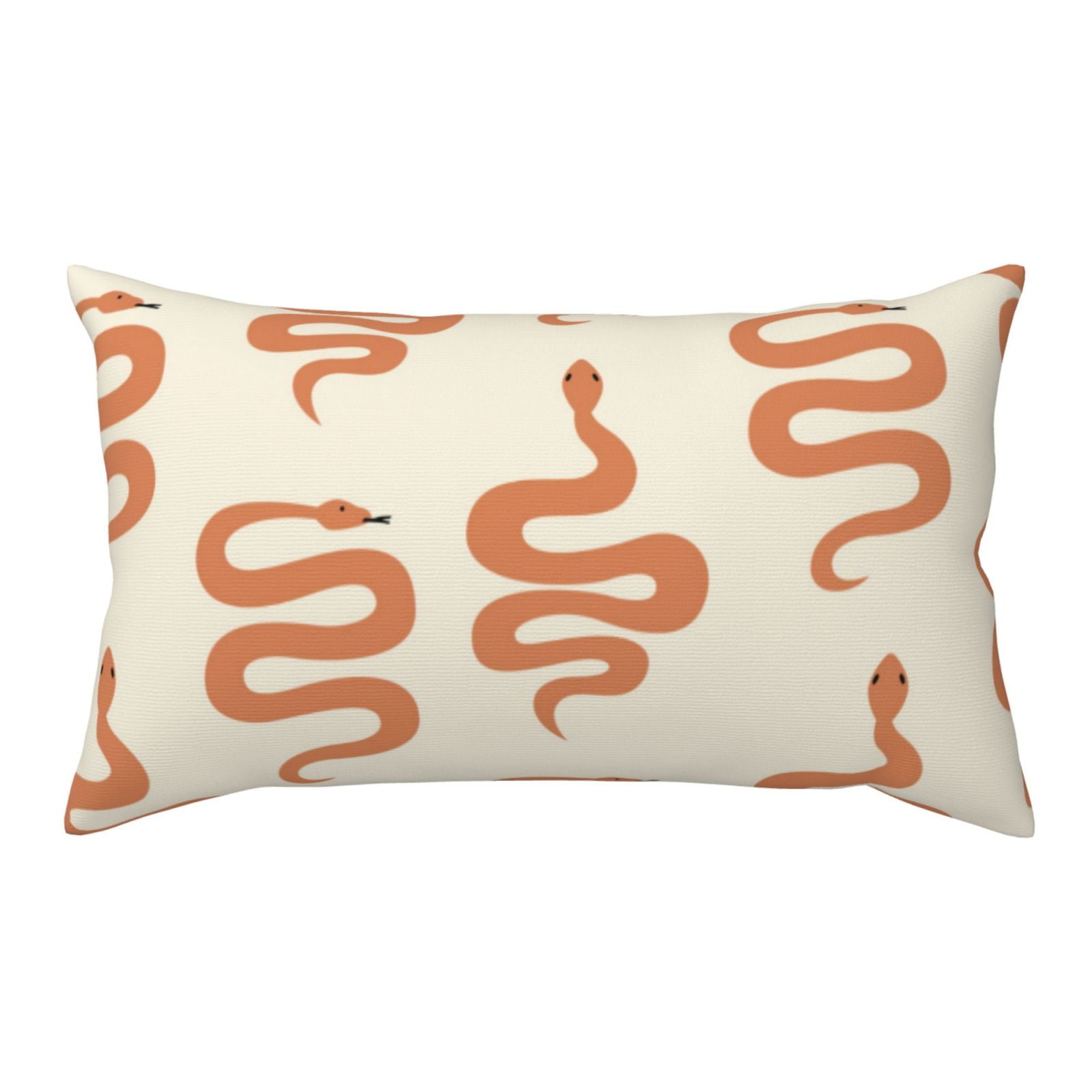 King Pillow Cases Standard Size - Simple Cartoon Cute Snake Soft ...