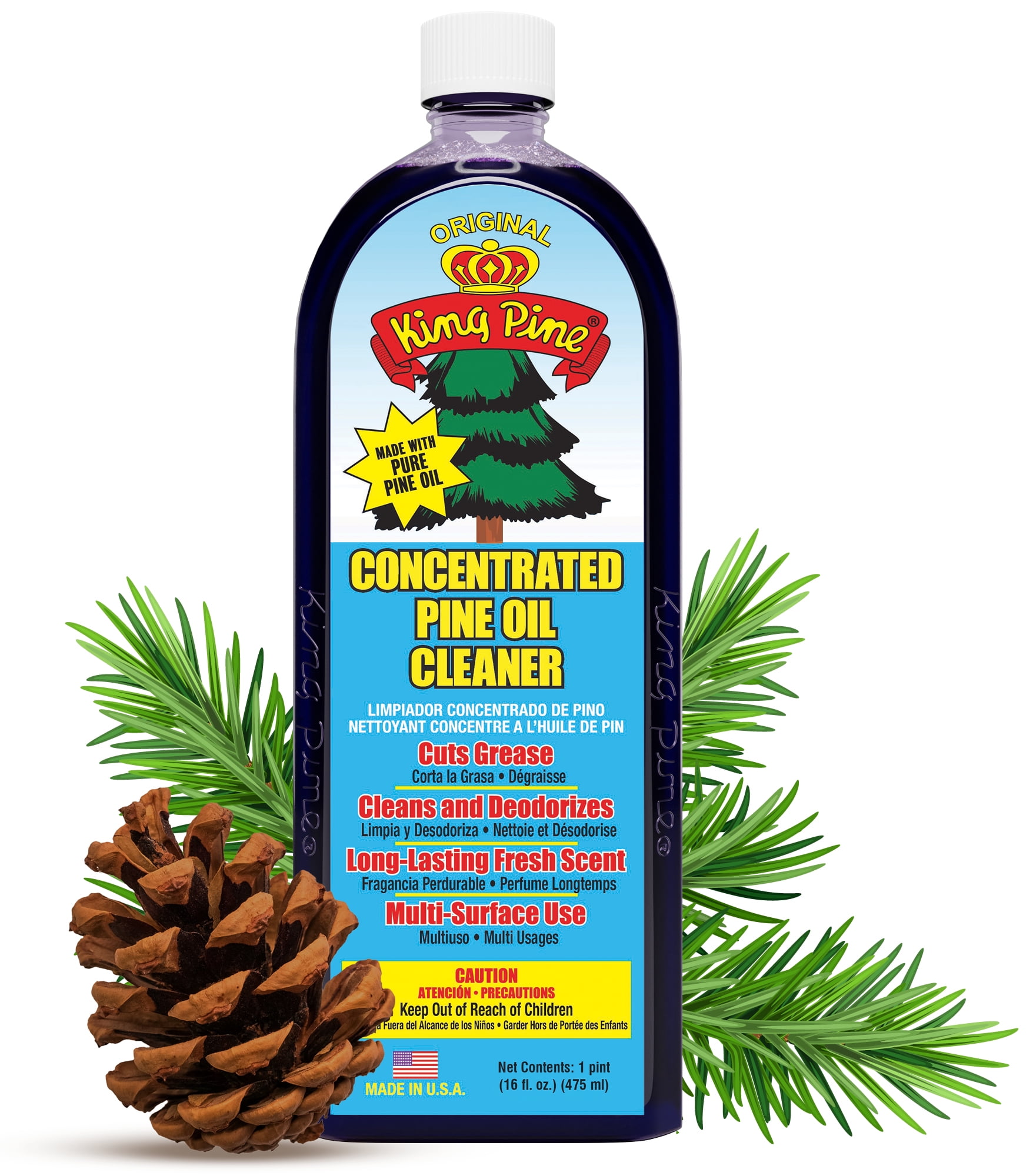 King Pine Concentrated Pine Oil Cleaner, Multi-Surface, Industrial ...
