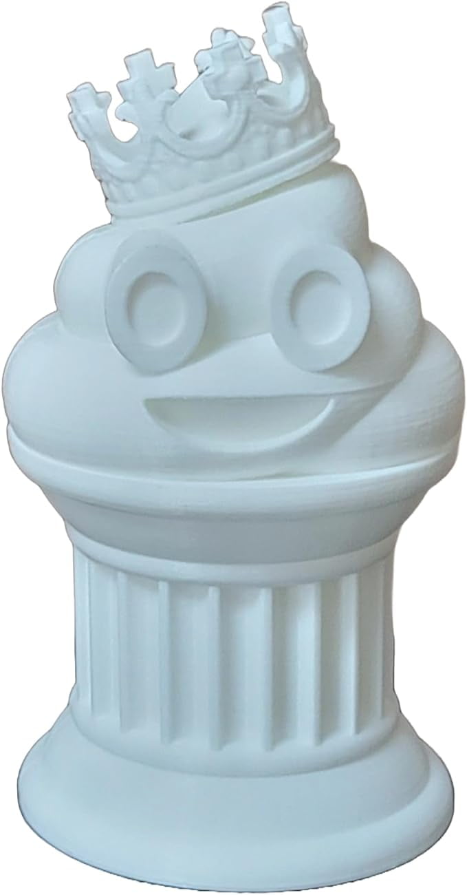 King Poop Emoji Trophy - Fun Award & Gift - Handmade w/Additive ...