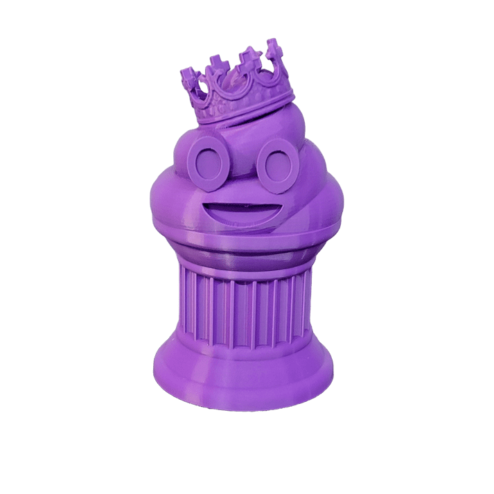 King Poop Emoji Trophy - Fun Award & Gift - Handmade w/Additive ...