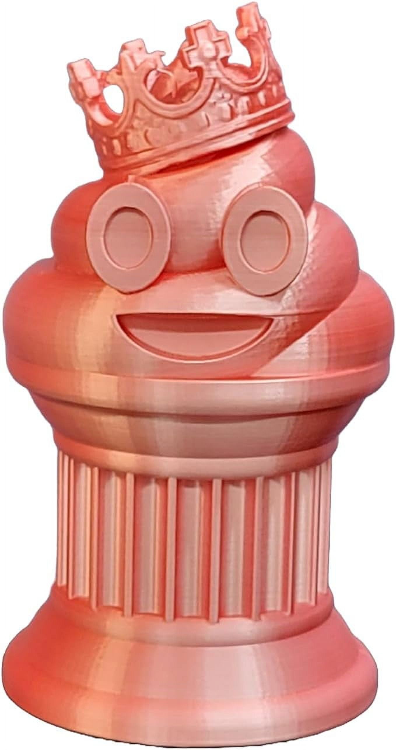 King Poop Emoji Trophy - Fun Award & Gift - Handmade w/Additive ...