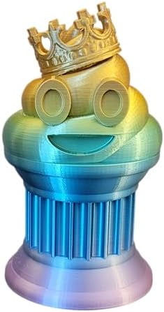 King Poop Emoji Trophy - Fun Award & Gift - Handmade w/Additive ...