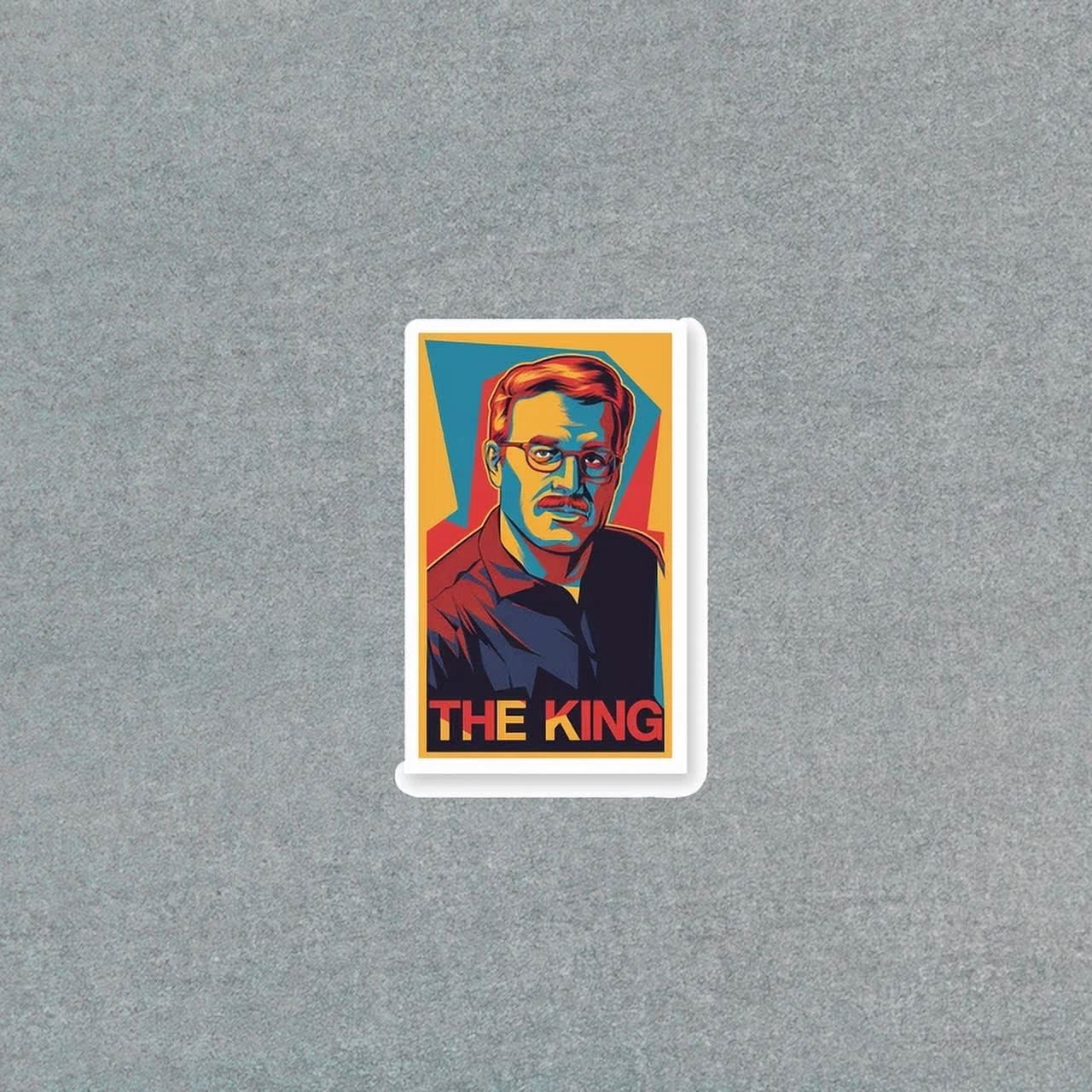 The King Pop Art Inspired Portrait Painting Sticker Decalphone Decal ...
