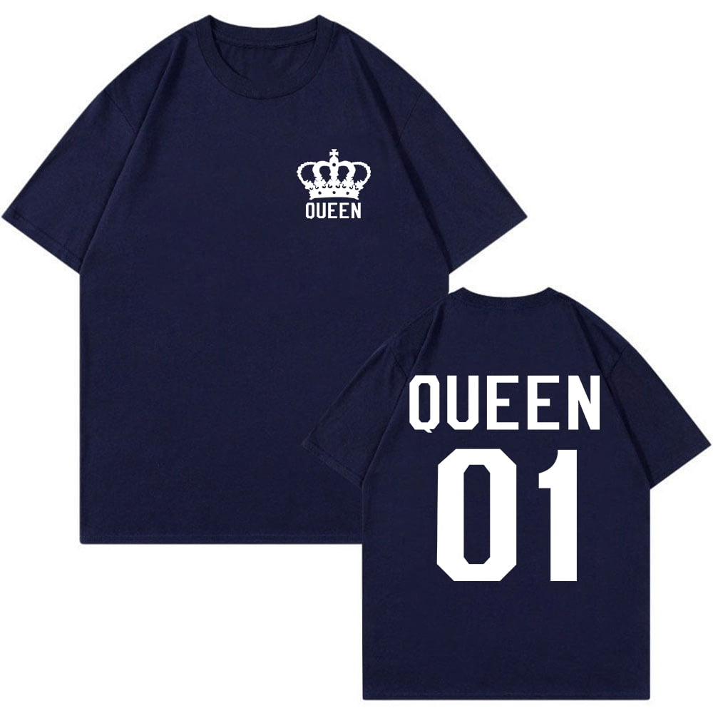 King Queen Merch T-shirt Unisex Crewneck Short Sleeve Tee Men Women ...